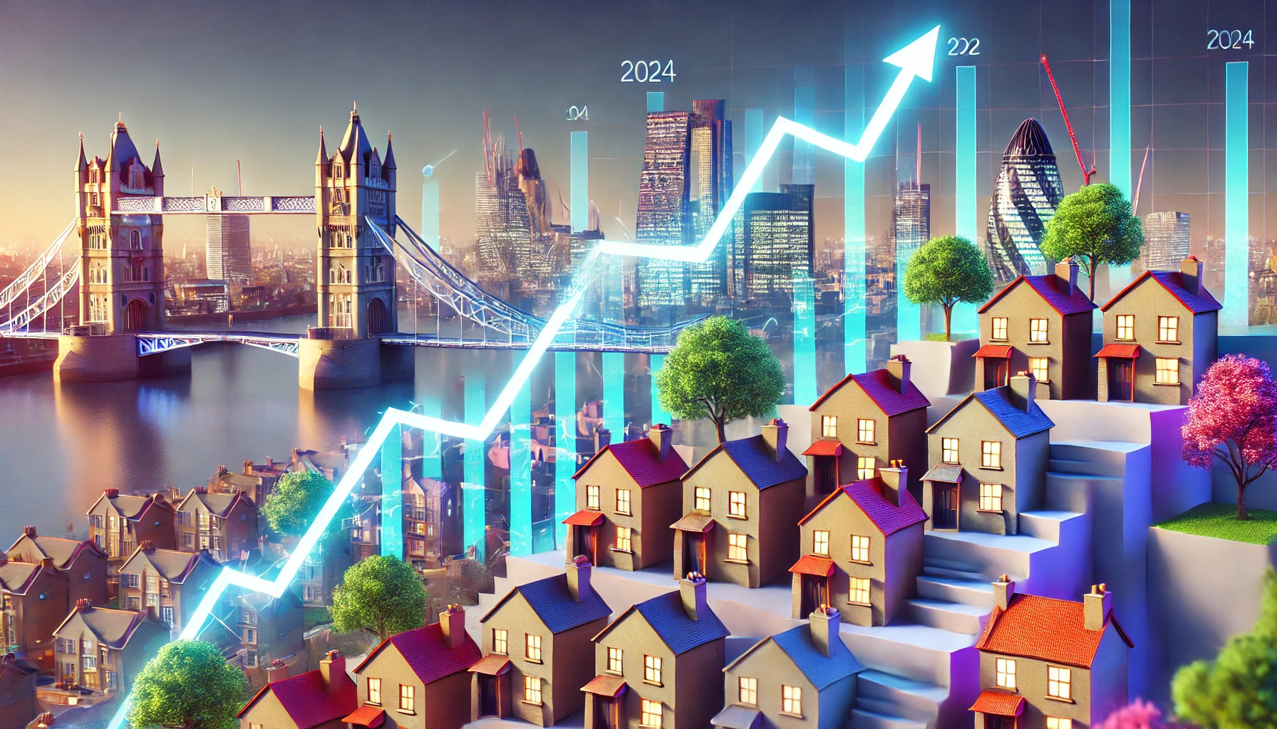London house prices climb for the third consecutive quarter in 2024 ...