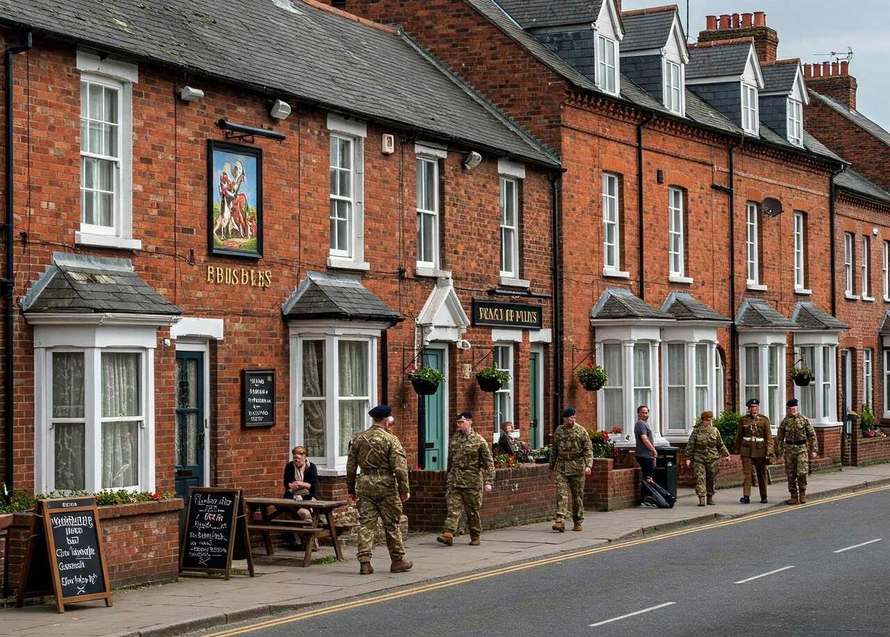 UK military towns command a house price premium of 12.8% - Property Soup